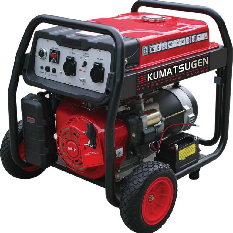 ΓΕΝΝΗΤΡΙΑ ΒΕΝΖΙΝΗΣ 8.1KVA/16HP ΜΕ ΜΙΖΑ ΚΑΙ ΜΠΑΤΑΡΙΑ KUMATSUGEN GB8500MP ...